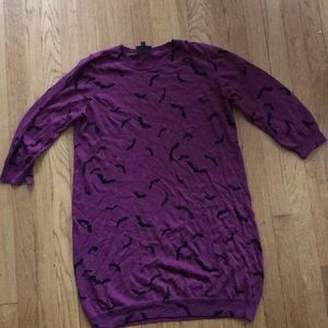 Modcloth | Tops | Modcloth Bats Jumper Long Sweater Dress | Poshmark